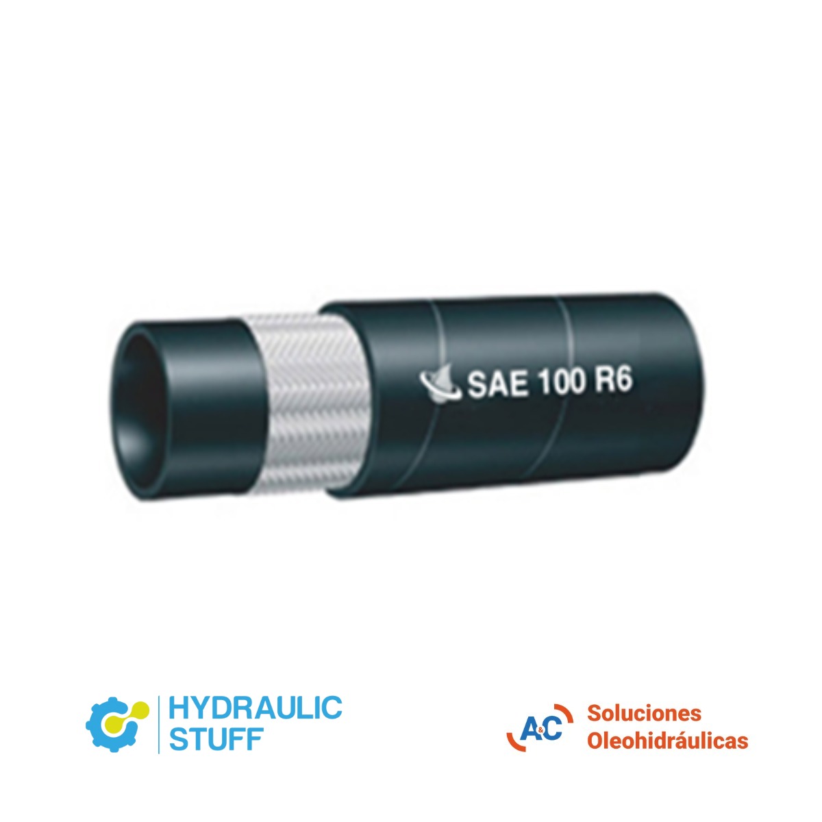 Manguera hidráulica R6 1" - WP 20 BAR - STUFF - A&C Soluciones